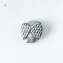 BIRD TILE BROOCH ＜WH/BK＞ – BIRDS' WORDS